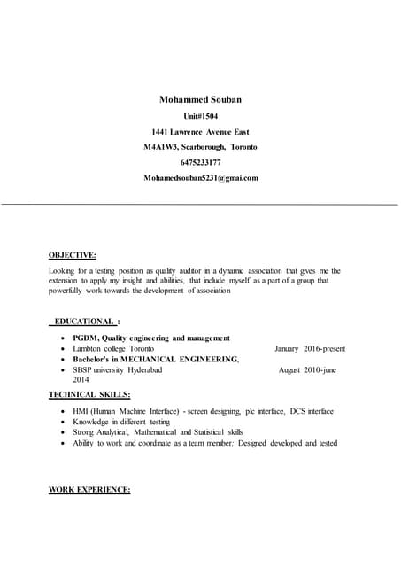 Muhammad Usman CV | DOCX | College Education | Education
