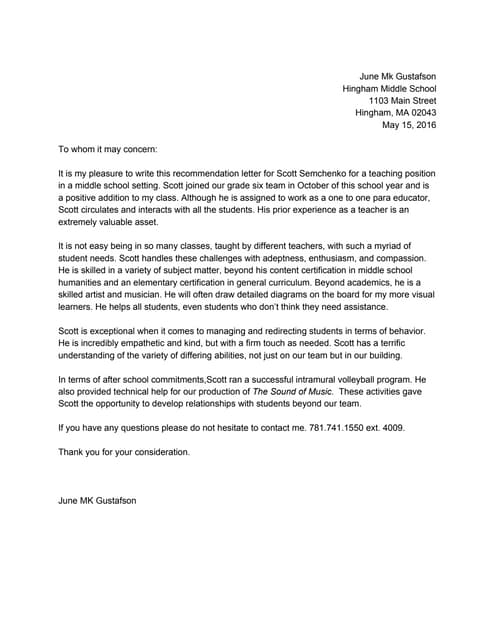 Jonathan Diamond Reference Letter | PDF