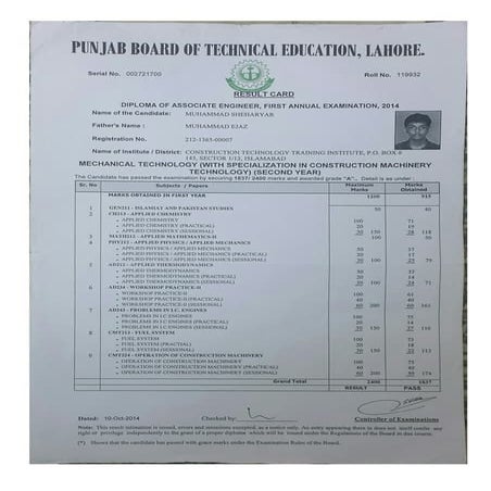 Diploma 2nd Result | PDF