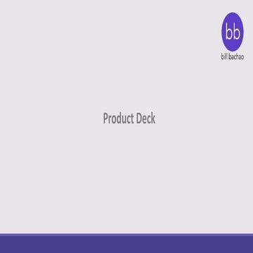 Product Deck_final | PPT