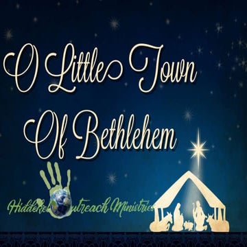 62 O Little Town of bethlehem | PPT