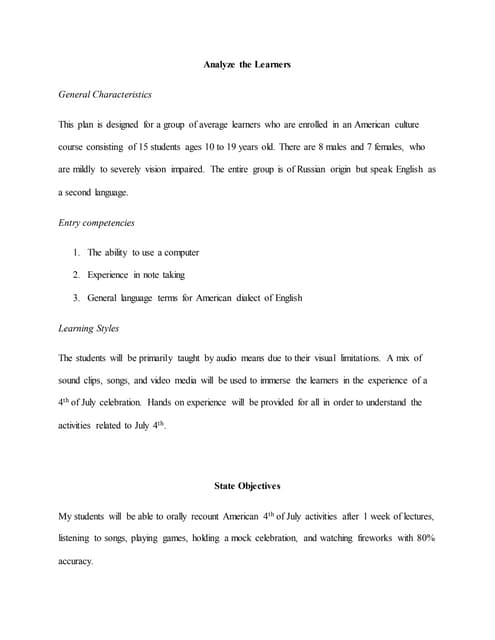 Revised Assure Method | PDF