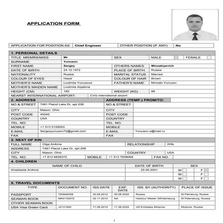 Application Form | DOC