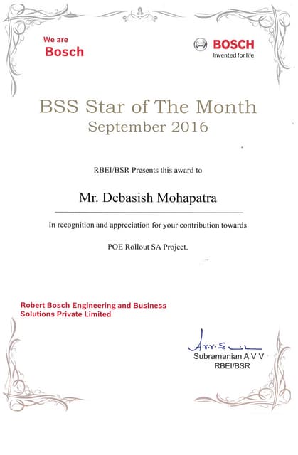 Debasish Mohapatra QMS | PDF