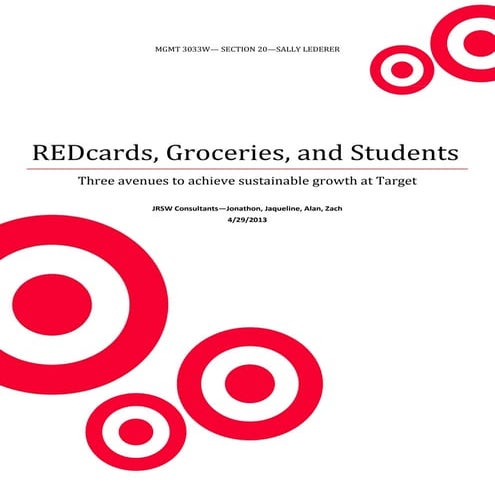 Target Case Study | PDF