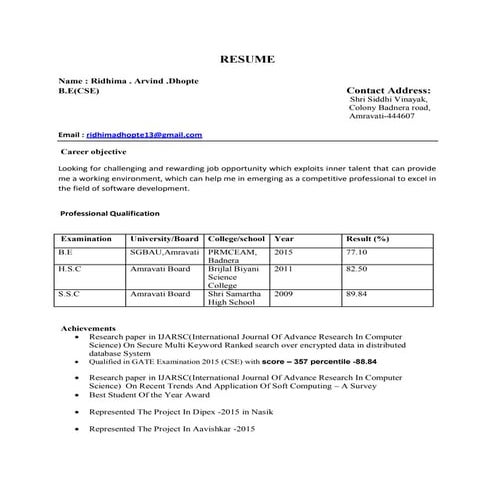 Pallavi Shelke-Resume 2016 | DOCX