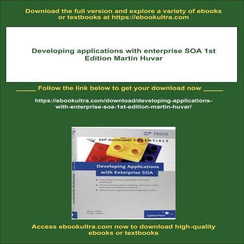Developing applications with enterprise SOA 1st Edition Martin Huvar | PDF