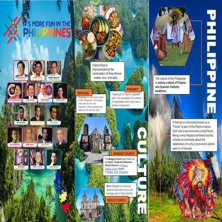 Philippine Culture (A brochure about the life of filipinos— tradition ...