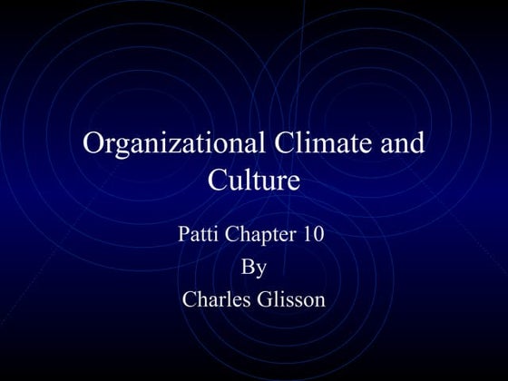 Organizational Culture | PPTX