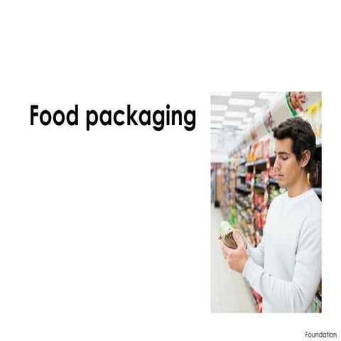 Introduction to food Food Packaging and preservation | PPT