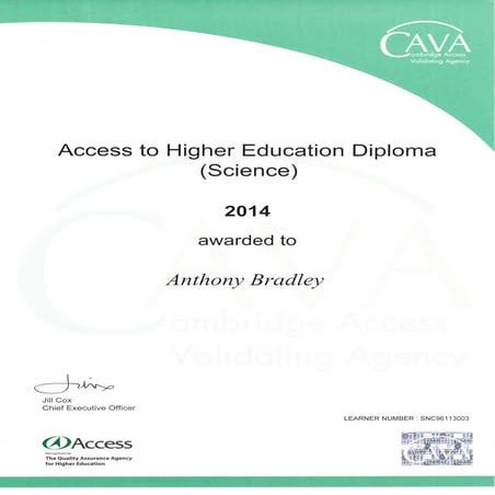 Access Certificate | PDF