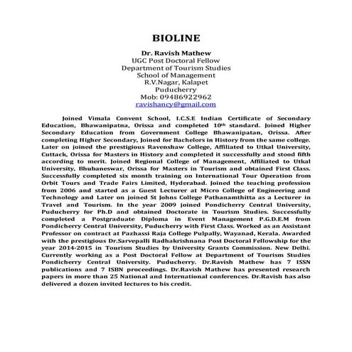 BIOLINE | PDF