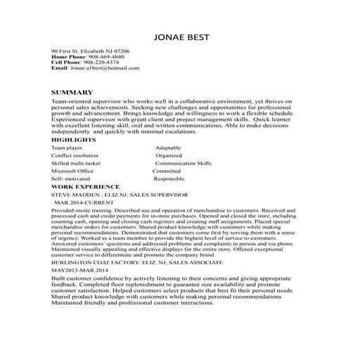 Samantha Lanuto Resume 2015 | DOCX