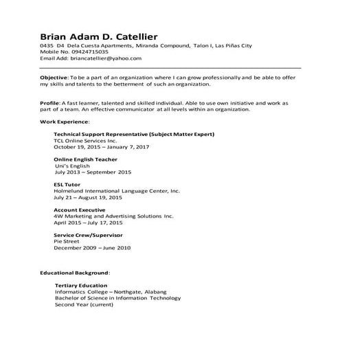 Brian- resume | DOCX