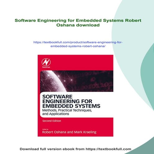 Software Engineering for Embedded Systems Robert Oshana | PDF