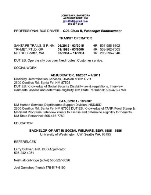 BSW RESUME 2016 | PDF