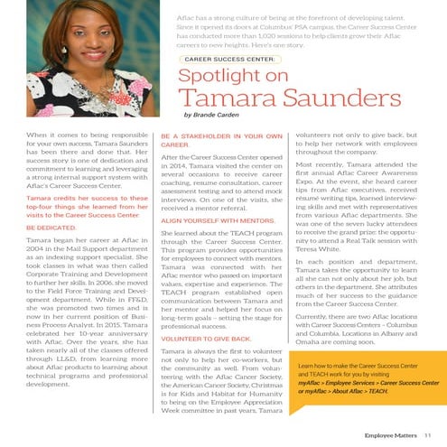 T_Saunders_Career_Spotlight | PDF