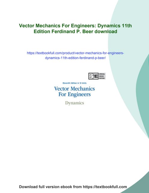 Engineering Mechanics: Dynamics | PDF