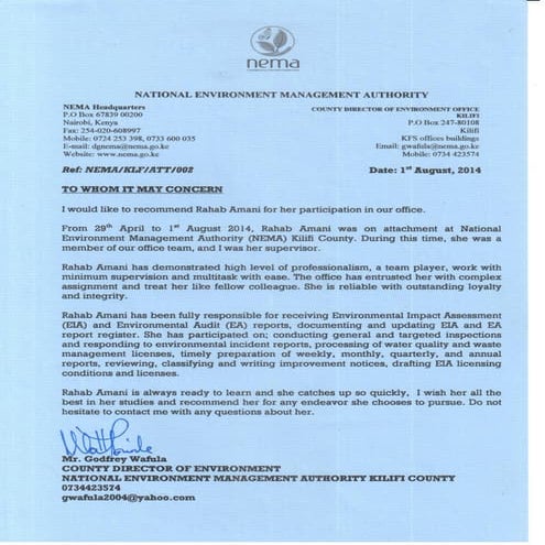 RECOMMENDATION NEMA | PDF