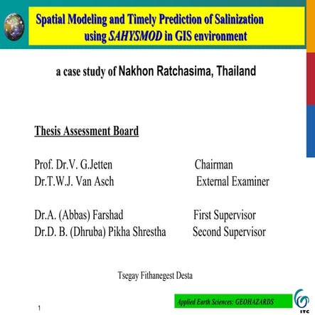 MSc Defence ppt_presnetation at ITC | PPT | Agriculture | Industries