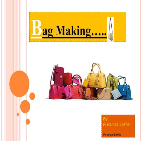 Bag Making PF | PPTX
