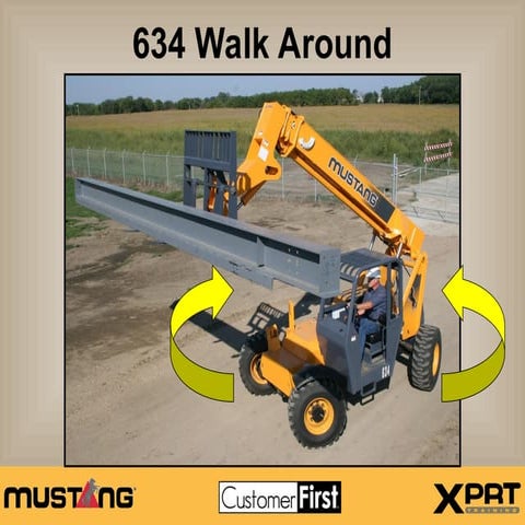 TELEHANDLER MUSTANG 634 Walkaround 2010 XPAT | PPT