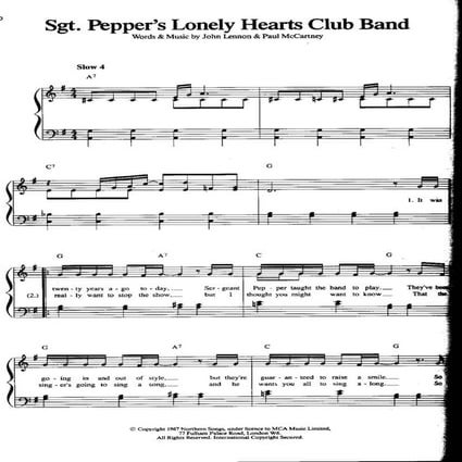 635 the beatles - sgt. peppers lonely hearts club band | PDF