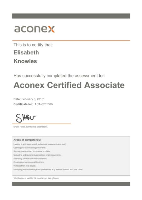 ACONEX-workflow System | PDF