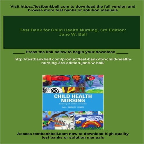 Child Health Nursing Partnering with Children and Families 3rd Edition ...