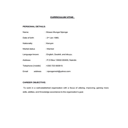 CV.. | PDF | Business Accounting & Finance | Business