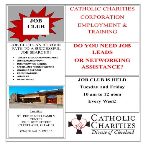 Job Club Flyer | DOCX