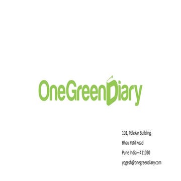 OneGreenDiary Deck | PPT
