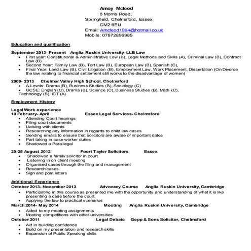 Curriculum Viate -3 | DOCX