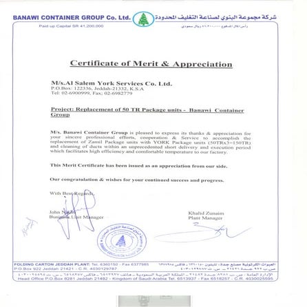 Appreciation Letter | PDF