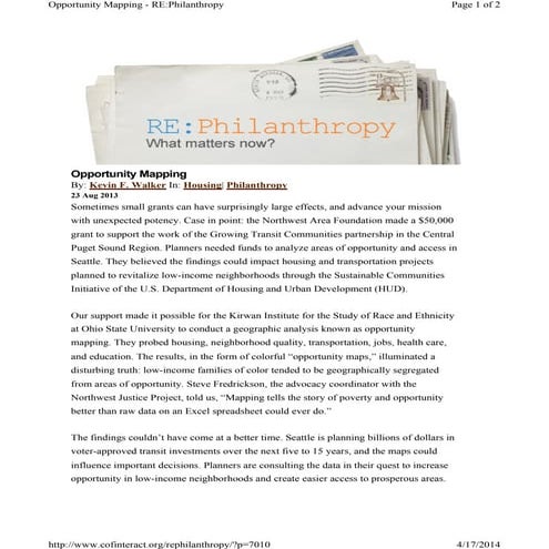 The American Red Cross' Missing Maps Project | PPTX