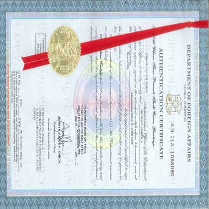 Mapua BS Certificate & TOR (Phils DFA & CHED - Authenticated) | PDF