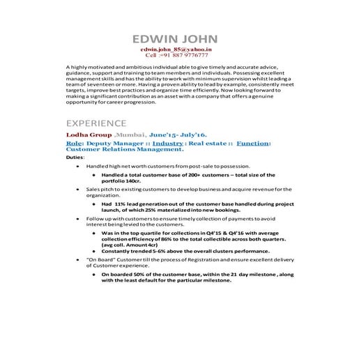 Edwin_cv | PDF