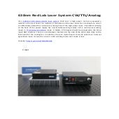 638nm 15W Red Semiconductor Laser Strong Laser Beam | DOC