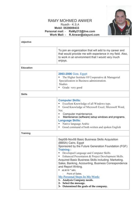 Ghassan Kelani CV | PDF