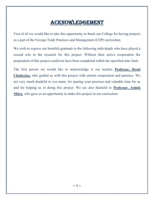 Forex management Study Note Calicut university | PDF