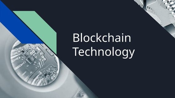 How does blockchain technology works? | PDF