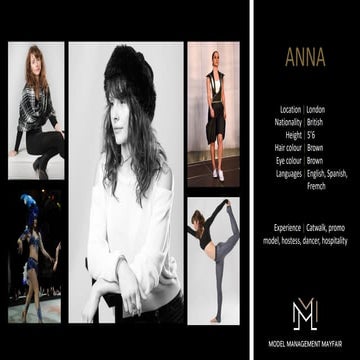 ANNA C. Setcard | PPT