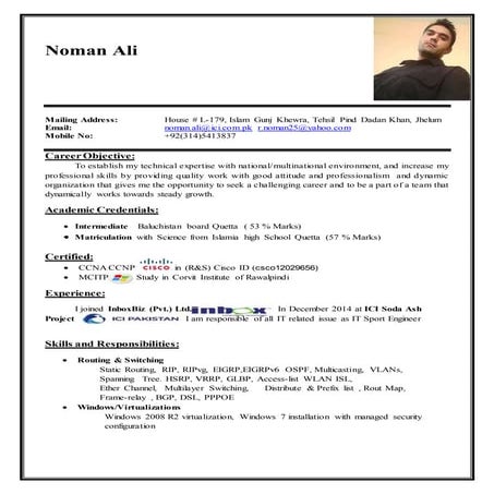 Noman CV | DOCX
