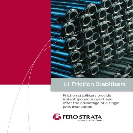 Fero Strata product brochure 2013_friction_bolts | PDF