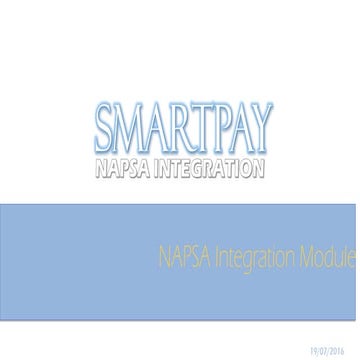 SmartPAY NAPSA Module Integration | PPT