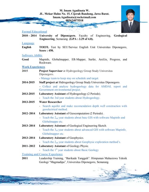 Cv muhammad luthfi nugroho | PDF
