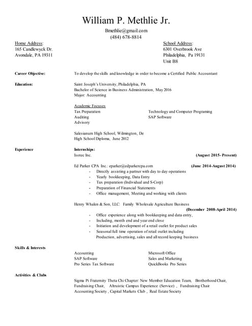 Current Resume | PDF