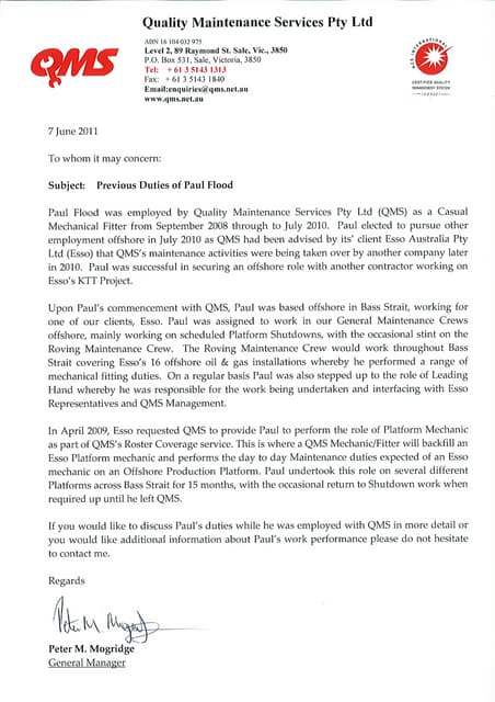 Schlumberger Letter for Santos. | PDF