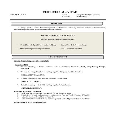 Brad's resume | DOCX