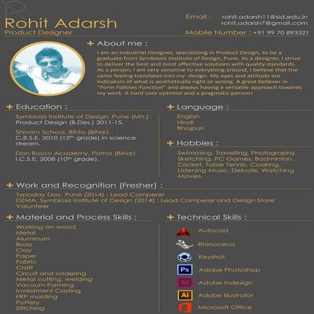 Rohit_Adarsh_Resume_2015 | PDF